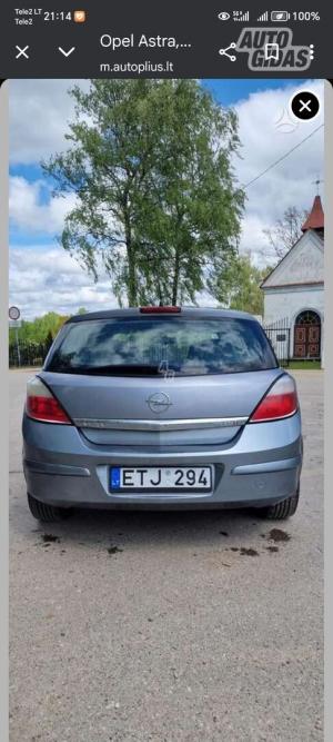 Pelēks Opel Astra 2004 Viļņa, ar dzinēja tilpumu 1.90 L un nobraukumu 382 tūkst. km par 1150 €, foto 6 vietnē AUTOMOTO.COM.LV