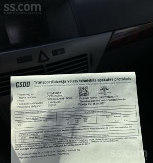Pelēks Opel Astra 2005 Saldus, ar dzinēja tilpumu 1.70 L un nobraukumu 253 tūkst. km par 1750 €, foto 11 vietnē AUTOMOTO.COM.LV