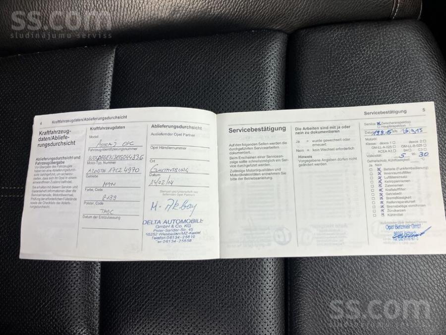 Серый Опель Астра 2014 в Талси, объемом двигателя 2.00 л и пробегом 239 тыс. км за 6500 €, фото 23 на AUTOMOTO.COM.LV