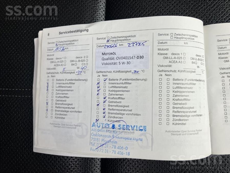 Серый Опель Астра 2014 в Талси, объемом двигателя 2.00 л и пробегом 239 тыс. км за 6500 €, фото 25 на AUTOMOTO.COM.LV