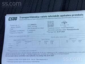 Серый Опель Астра 2015 в Талси, объемом двигателя 1.60 л и пробегом 195 тыс. км за 6500 €, фото 19 на AUTOMOTO.COM.LV