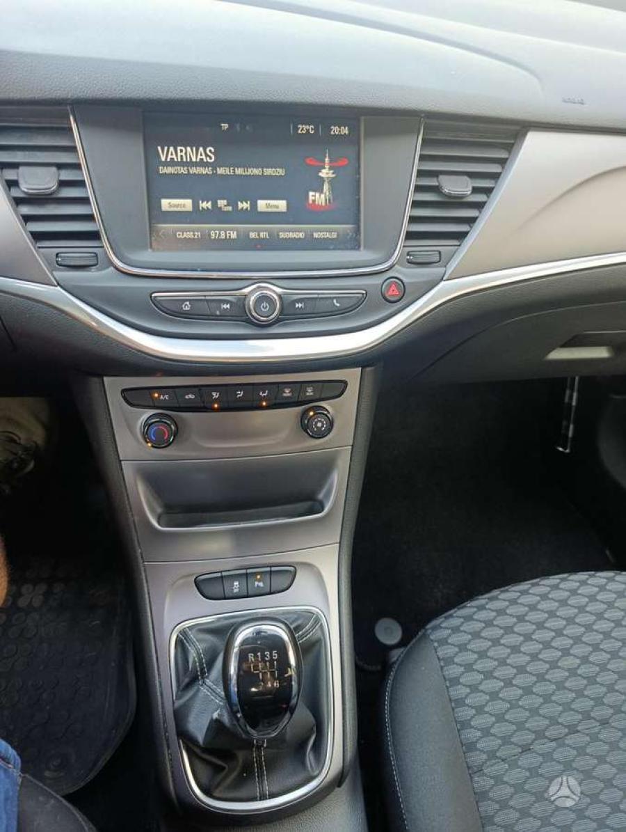 Pelēks Opel Astra 2016 Rokiškis, ar dzinēja tilpumu 1.60 L un nobraukumu 227 tūkst. km par 5250 €, foto 13 vietnē AUTOMOTO.COM.LV