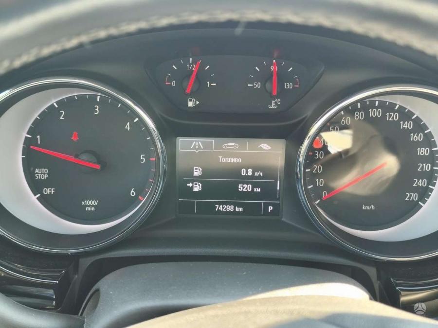 Grey Opel Astra 2018 in Vilnius, with an engine capacity of 1.60 L and mileage of 75 thousand km for 8200 €, photo 6 on AUTOMOTO.COM.LV