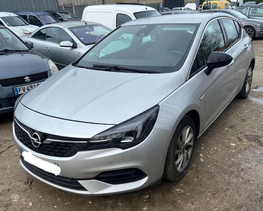 Pelēks Opel Astra 2021 Tauragė, ar dzinēja tilpumu 1.50 L un nobraukumu 161 tūkst. km par 5808 €, foto 1 vietnē AUTOMOTO.COM.LV