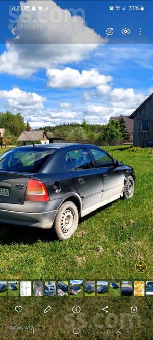 Pelēks Opel Astra 1998 Alūksne, ar dzinēja tilpumu 1.80 L un nobraukumu 200 tūkst. km par 500 €, foto 4 vietnē AUTOMOTO.COM.LV