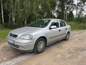 Grey Opel Astra 1999 in Vilnius, with an engine capacity of 1.60 L and mileage of 220 thousand km for 550 €, photo 4 on AUTOMOTO.COM.LV