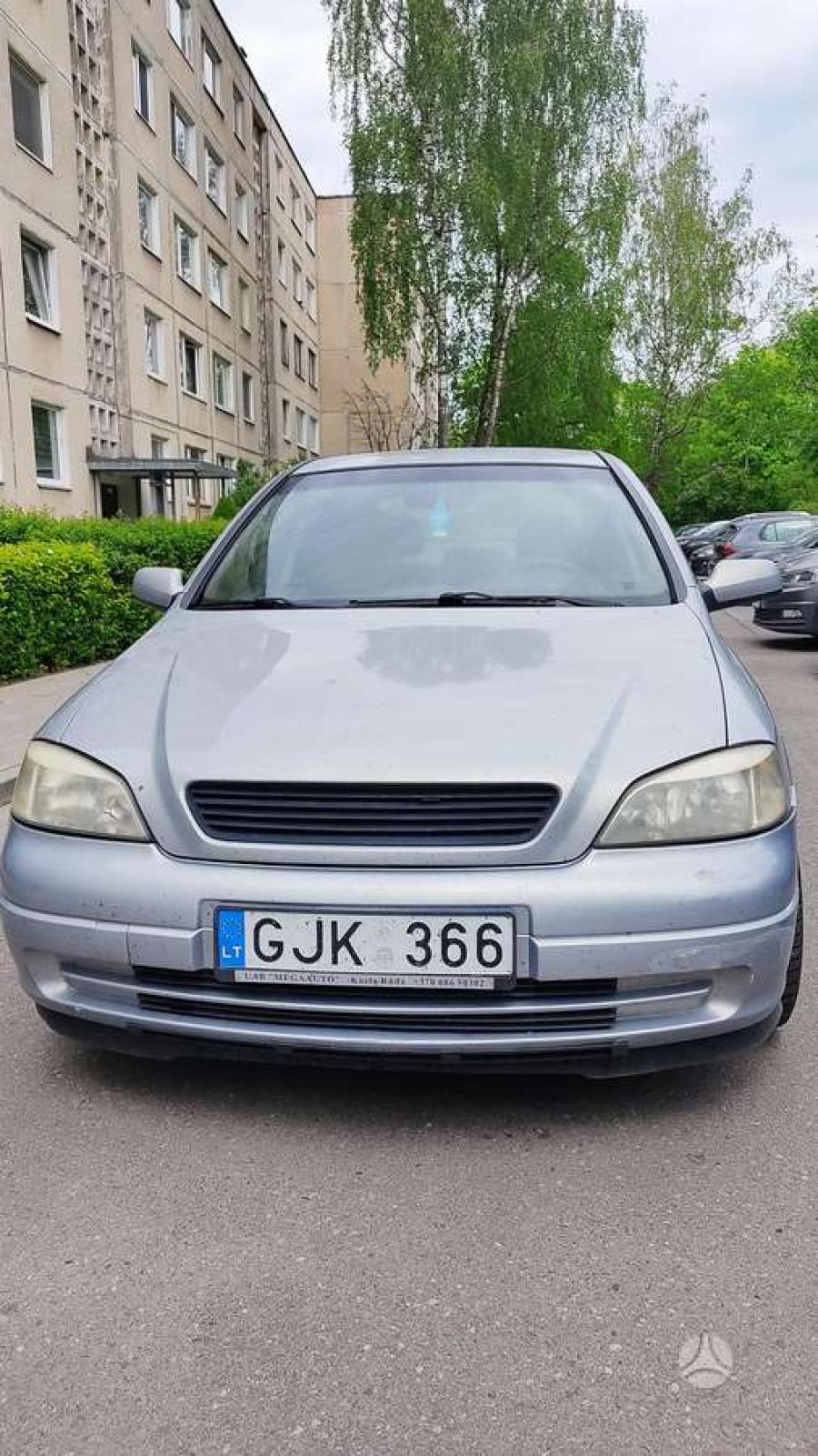 Grey Opel Astra 2002 in Vilnius, with an engine capacity of 2.00 L and mileage of 280 thousand km for 600 €, photo 5 on AUTOMOTO.COM.LV