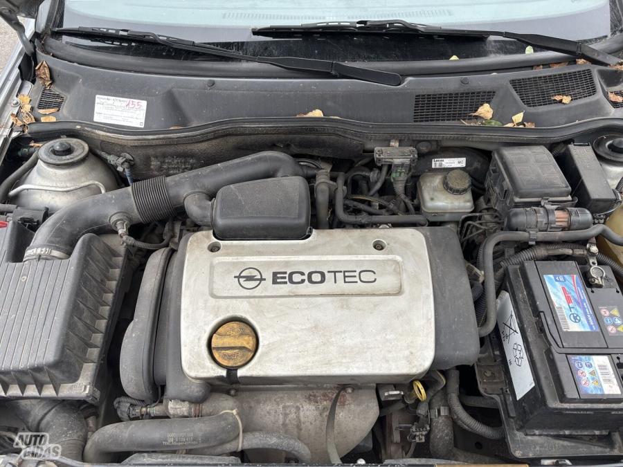 Grey Opel Astra 2000 in Vilnius, with an engine capacity of 1.60 L and mileage of 220 thousand km for 760 €, photo 11 on AUTOMOTO.COM.LV