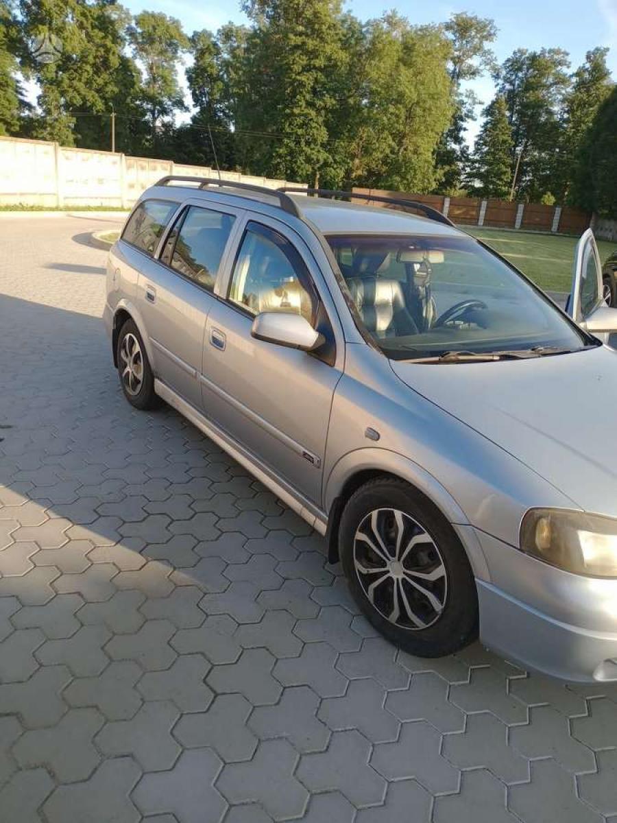 Pelēks Opel Astra 2002 Šalčininkai, ar dzinēja tilpumu 2.00 L un nobraukumu 360 tūkst. km par 500 €, foto 1 vietnē AUTOMOTO.COM.LV