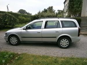 Grey Opel Astra 2002 in Kaisiadorys, with an engine capacity of 2.17 L and mileage of 284 thousand km for 600 €, photo 6 on AUTOMOTO.COM.LV