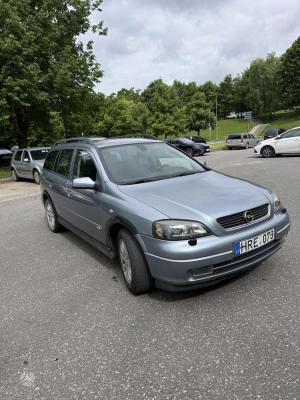 Pelēks Opel Astra 2003 Viļņa, ar dzinēja tilpumu 2.00 L un nobraukumu 275 tūkst. km par 500 €, foto  vietnē AUTOMOTO.COM.LV