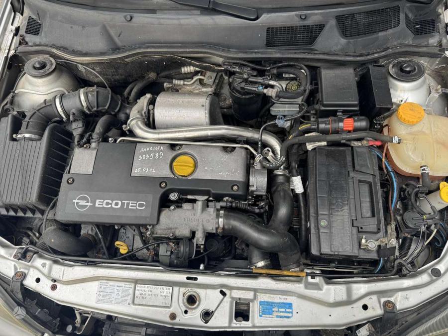 Grey Opel Astra 2003 in Alytus, with an engine capacity of 2.00 L and mileage of 308 thousand km for 1000 €, photo 22 on AUTOMOTO.COM.LV