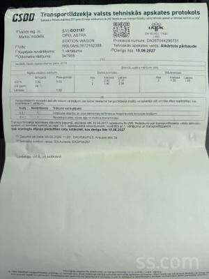 Серый Опель Астра 2007 в Даугавпилс, объемом двигателя 1.60 л и пробегом 0 тыс. км за 1950 €, фото 12 на AUTOMOTO.COM.LV