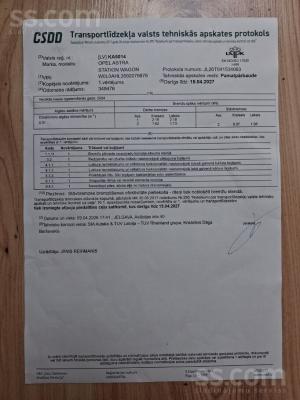 Grey Opel Astra 2009 in Riga, with an engine capacity of 1.70 L and mileage of 358 thousand km for 1200 €, photo 8 on AUTOMOTO.COM.LV