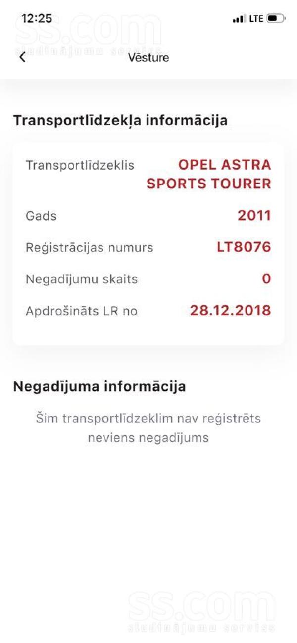 Серый Опель Астра 2011 в Рига, объемом двигателя 1.70 л и пробегом 347 тыс. км за 2850 €, фото 10 на AUTOMOTO.COM.LV
