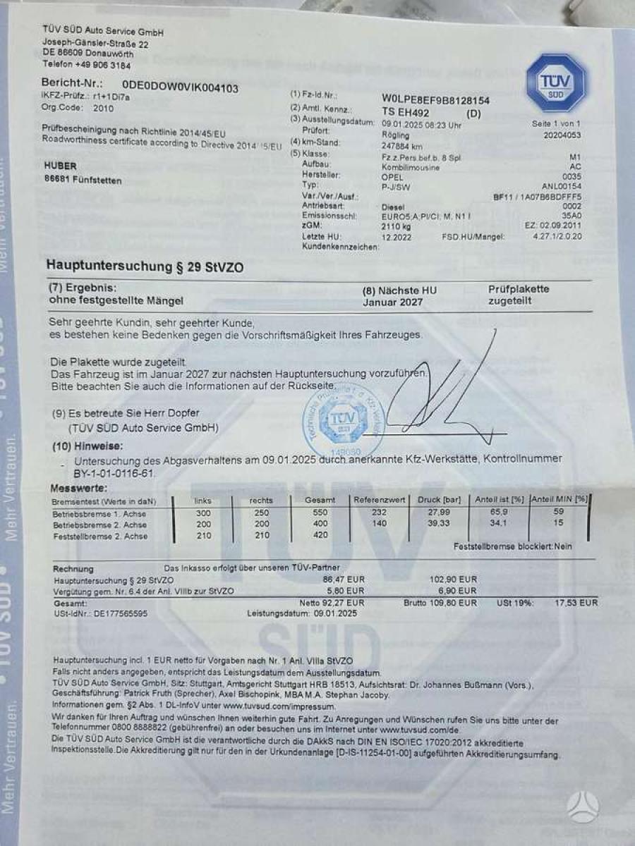 Grey Opel Astra 2011 in Marijampole, with an engine capacity of 1.69 L and mileage of 261 thousand km for 2999 €, photo 24 on AUTOMOTO.COM.LV