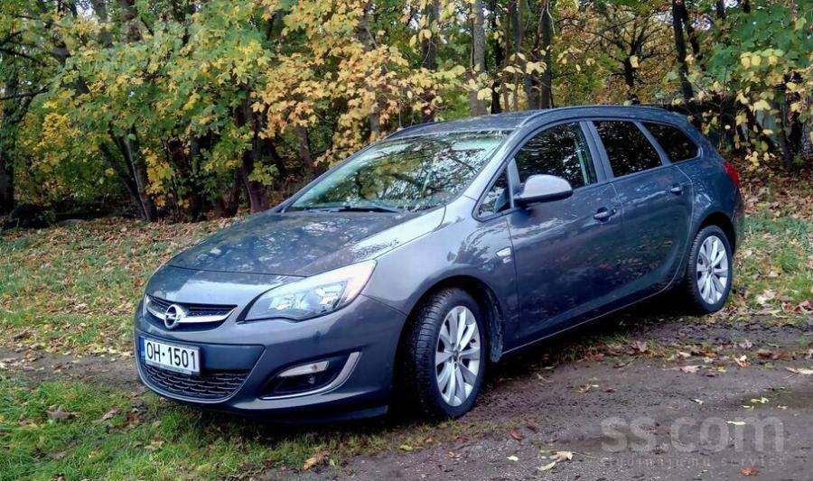 Серый Опель Астра 2012 в Тукумс, объемом двигателя 1.40 л и пробегом 135 тыс. км за 4900 €, фото 1 на AUTOMOTO.COM.LV