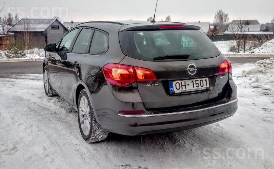 Серый Опель Астра 2012 в Тукумс, объемом двигателя 1.40 л и пробегом 135 тыс. км за 4900 €, фото 7 на AUTOMOTO.COM.LV