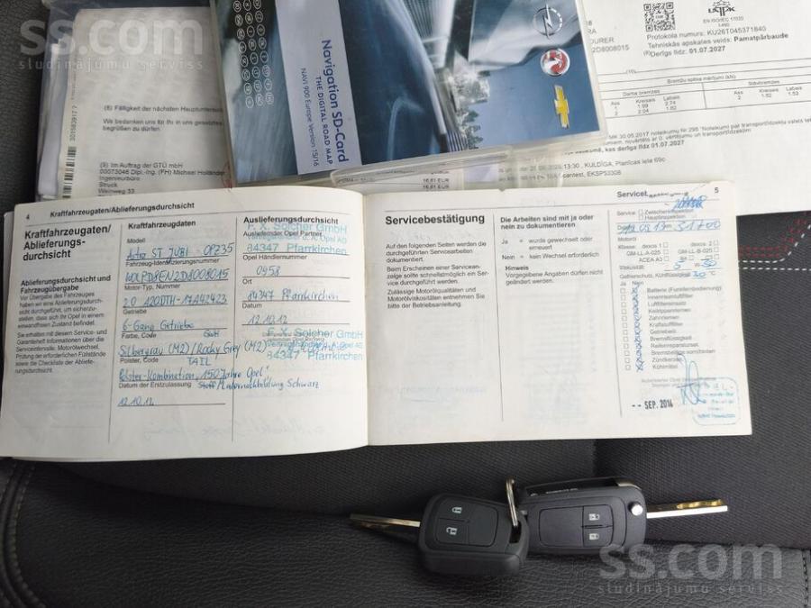 Pelēks Opel Astra 2012 Kuldīga, ar dzinēja tilpumu 2.00 L un nobraukumu 269 tūkst. km par 4890 €, foto 32 vietnē AUTOMOTO.COM.LV