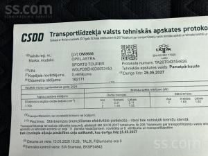 Grey Opel Astra 2013 in Talsi, with an engine capacity of 1.70 L and mileage of 182 thousand km for 5600 €, photo 19 on AUTOMOTO.COM.LV