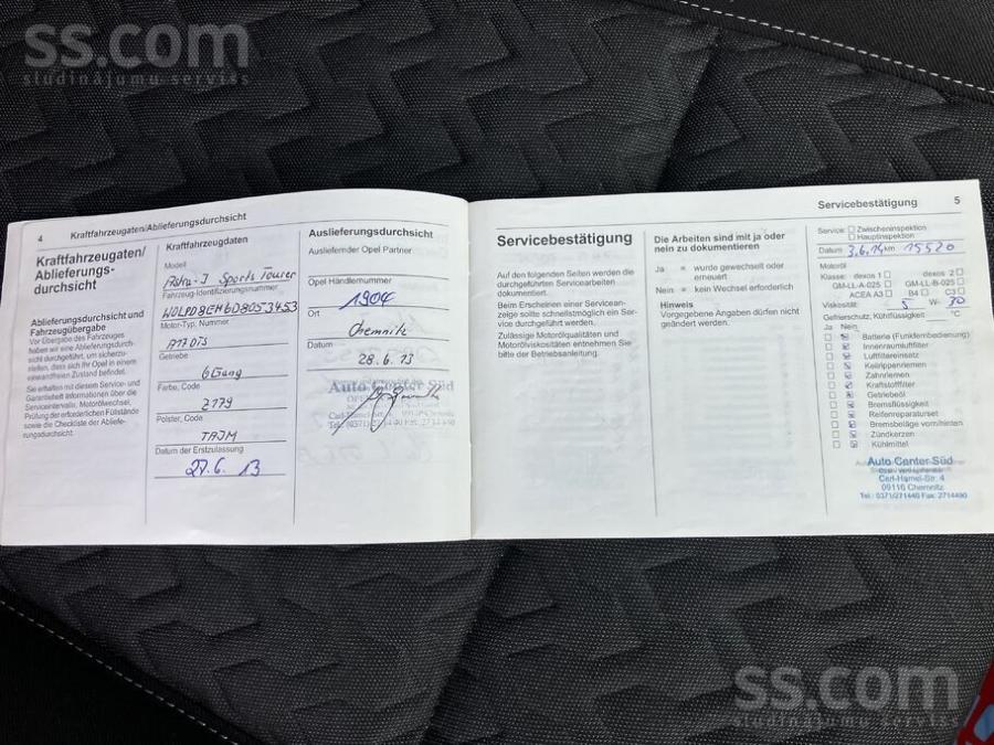 Grey Opel Astra 2013 in Talsi, with an engine capacity of 1.70 L and mileage of 182 thousand km for 5600 €, photo 20 on AUTOMOTO.COM.LV