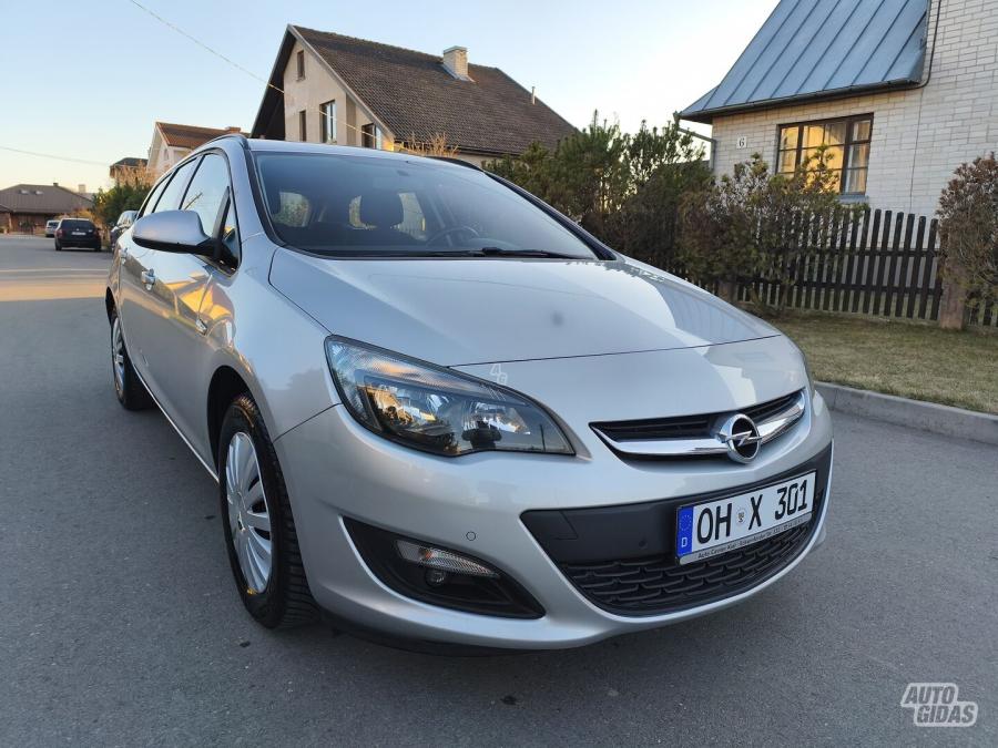 Pelēks Opel Astra 2015 Mažeikiai, ar dzinēja tilpumu 1.60 L un nobraukumu 178 tūkst. km par 4250 €, foto 7 vietnē AUTOMOTO.COM.LV