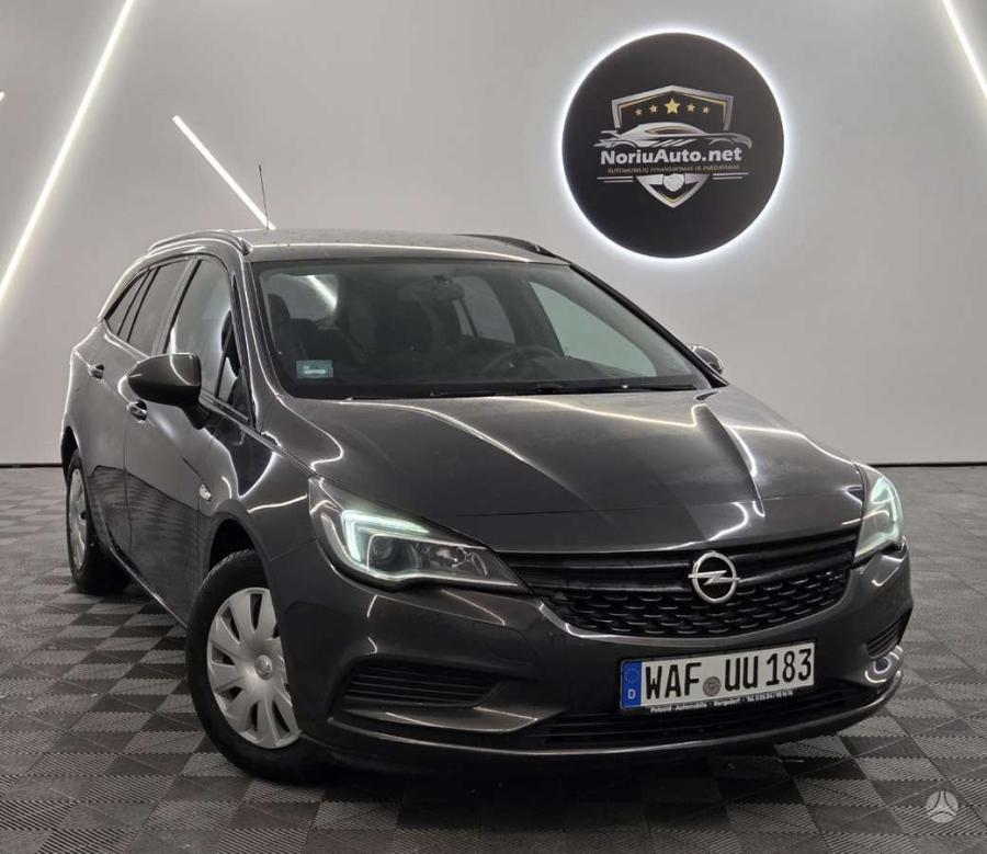 Grey Opel Astra 2016 in Marijampole, with an engine capacity of 1.60 L and mileage of 269 thousand km for 5450 €, photo 1 on AUTOMOTO.COM.LV