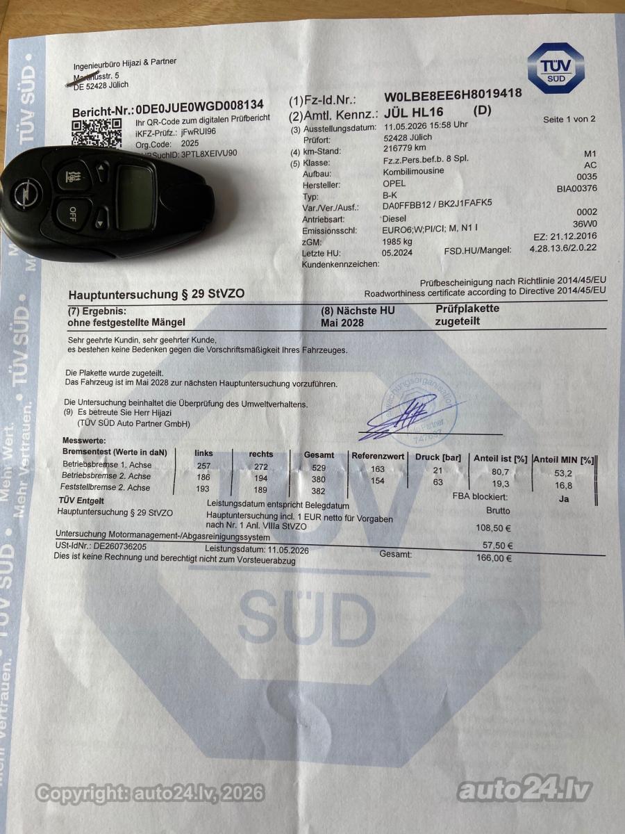 Pelēks Opel Astra 2016 Tartu, ar dzinēja tilpumu 1.60 L un nobraukumu 220 tūkst. km par 6390 €, foto 23 vietnē AUTOMOTO.COM.LV