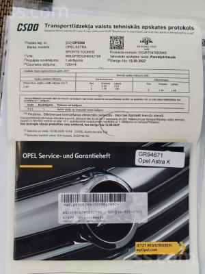 Grey Opel Astra 2016 in Riga, with an engine capacity of 1.60 L and mileage of 128 thousand km for 5250 €, photo 22 on AUTOMOTO.COM.LV