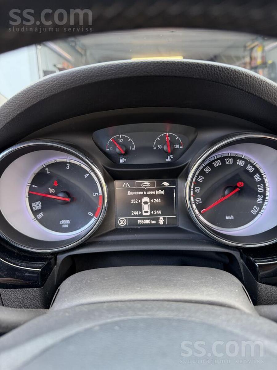 Pelēks Opel Astra 2016 Rēzekne, ar dzinēja tilpumu 1.60 L un nobraukumu 155 tūkst. km par 5300 €, foto 12 vietnē AUTOMOTO.COM.LV