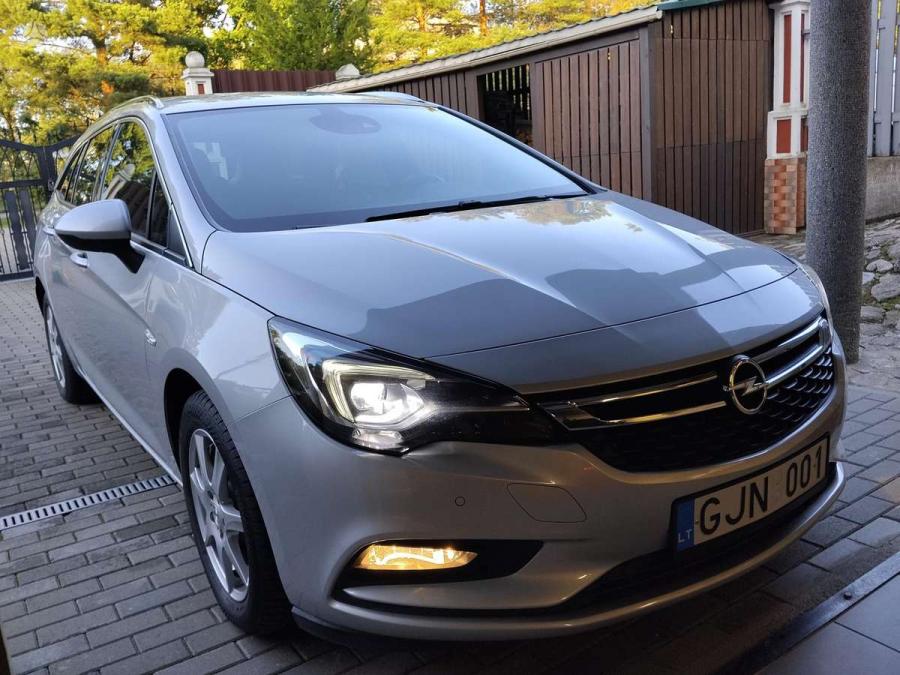 Pelēks Opel Astra 2016 Panevēža, ar dzinēja tilpumu 1.60 L un nobraukumu 187 tūkst. km par 5650 €, foto 1 vietnē AUTOMOTO.COM.LV