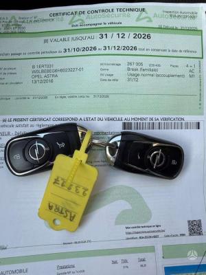 Grey Opel Astra 2016 in Raseiniai, with an engine capacity of 1.60 L and mileage of 280 thousand km for 4900 €, photo 22 on AUTOMOTO.COM.LV