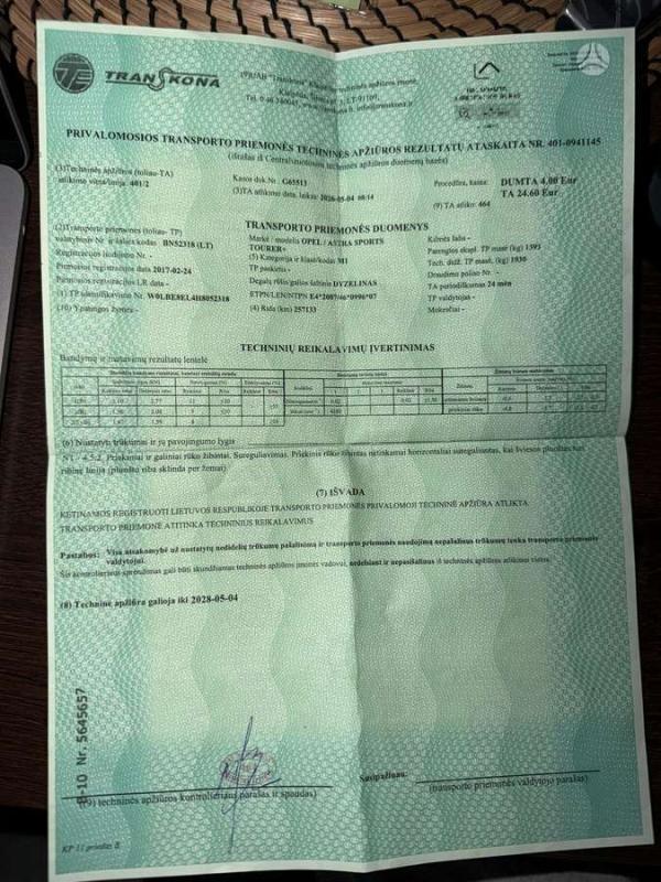 Pelēks Opel Astra 2017 Šilutė, ar dzinēja tilpumu 1.60 L un nobraukumu 260 tūkst. km par 6300 €, foto 10 vietnē AUTOMOTO.COM.LV