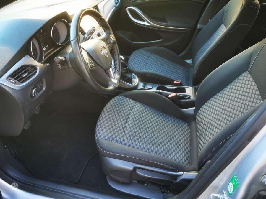 Pelēks Opel Astra 2017 Klaipėda, ar dzinēja tilpumu 1.60 L un nobraukumu 147 tūkst. km par 6200 €, foto 16 vietnē AUTOMOTO.COM.LV