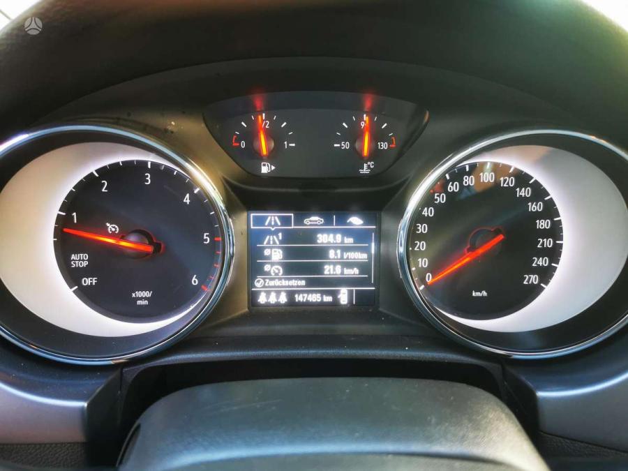 Pelēks Opel Astra 2017 Klaipėda, ar dzinēja tilpumu 1.60 L un nobraukumu 147 tūkst. km par 6200 €, foto 24 vietnē AUTOMOTO.COM.LV