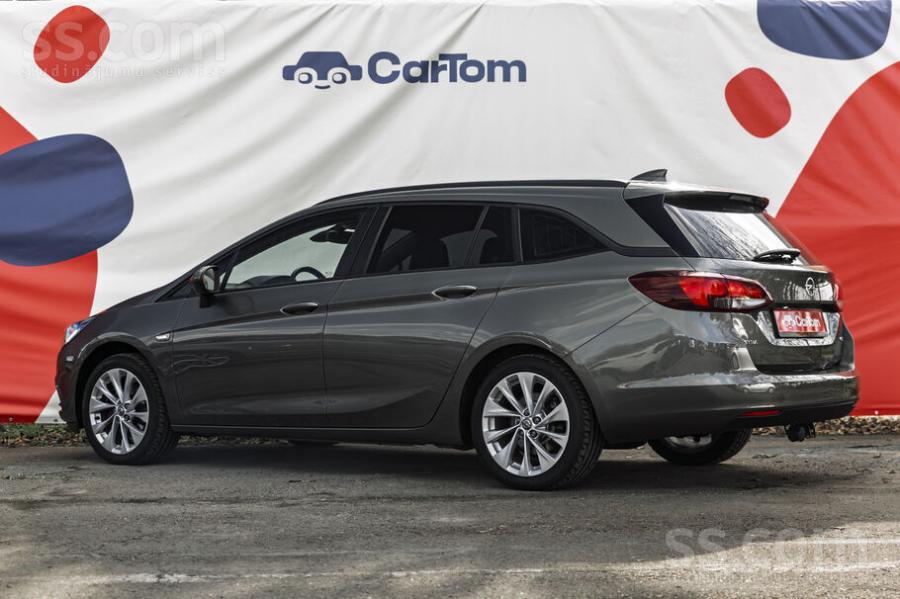Grey Opel Astra 2017 in Riga, with an engine capacity of 1.60 L and mileage of 192 thousand km for 8650 €, photo 5 on AUTOMOTO.COM.LV