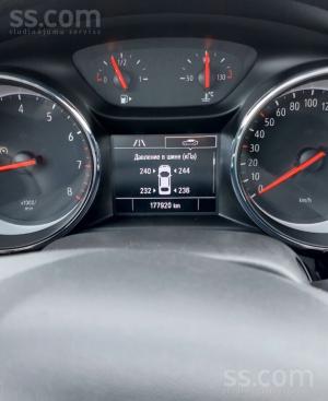 Grey Opel Astra 2017 in Riga, with an engine capacity of 1.40 L and mileage of 178 thousand km for 7200 €, photo 11 on AUTOMOTO.COM.LV