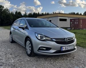 Pelēks Opel Astra 2017 Viļņa, ar dzinēja tilpumu 1.60 L un nobraukumu 276 tūkst. km par 4950 €, foto  vietnē AUTOMOTO.COM.LV