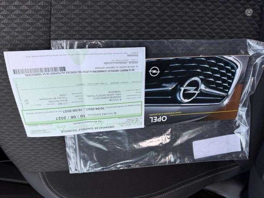 Pelēks Opel Astra 2018 Kauņa, ar dzinēja tilpumu 1.60 L un nobraukumu 217 tūkst. km par 6490 €, foto 16 vietnē AUTOMOTO.COM.LV