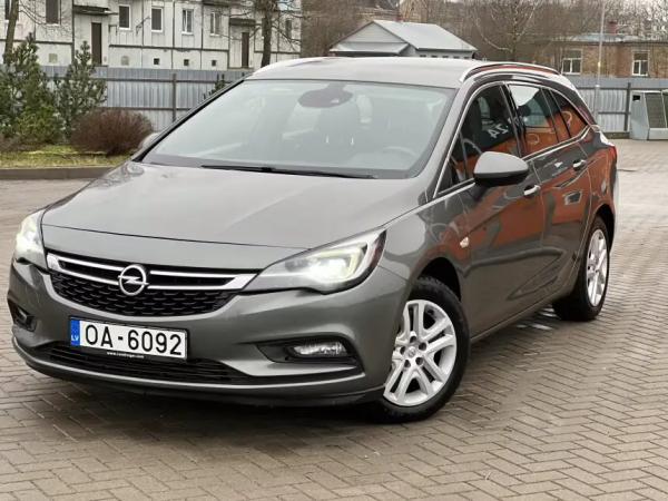 Pelēks Opel Astra 2019 Jēkabpils, ar dzinēja tilpumu 1.60 L un nobraukumu 243 tūkst. km par 8900 €, foto 1 vietnē AUTOMOTO.COM.LV