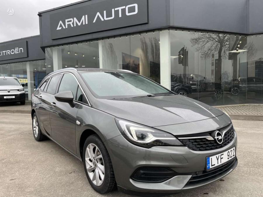 Pelēks Opel Astra 2020 Klaipėda, ar dzinēja tilpumu 1.34 L un nobraukumu 88 tūkst. km par 11900 €, foto 1 vietnē AUTOMOTO.COM.LV