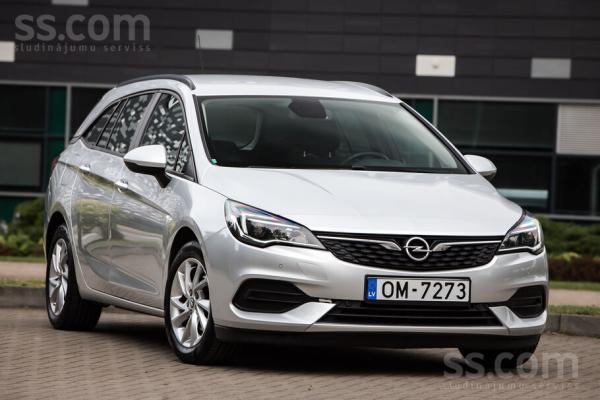 Grey Opel Astra 2020 in Jelgava, with an engine capacity of 1.50 L and mileage of 0 thousand km for 7990 €, photo 1 on AUTOMOTO.COM.LV