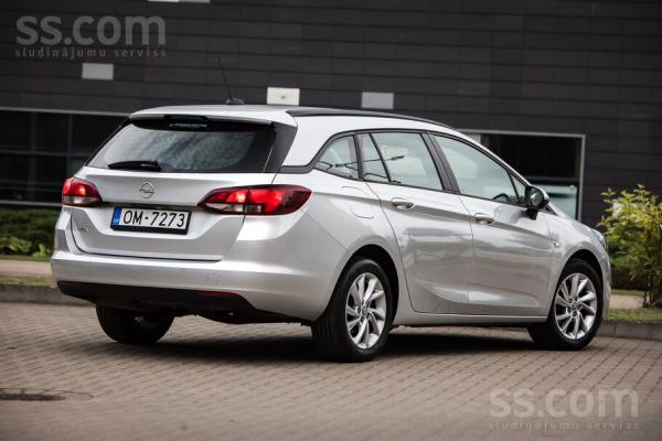 Grey Opel Astra 2020 in Jelgava, with an engine capacity of 1.50 L and mileage of 0 thousand km for 7990 €, photo 9 on AUTOMOTO.COM.LV