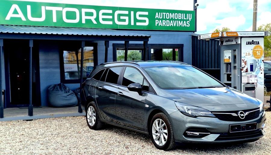 Grey Opel Astra 2022 in Kretinga, with an engine capacity of 1.50 L and mileage of 108 thousand km for 8999 €, photo 1 on AUTOMOTO.COM.LV