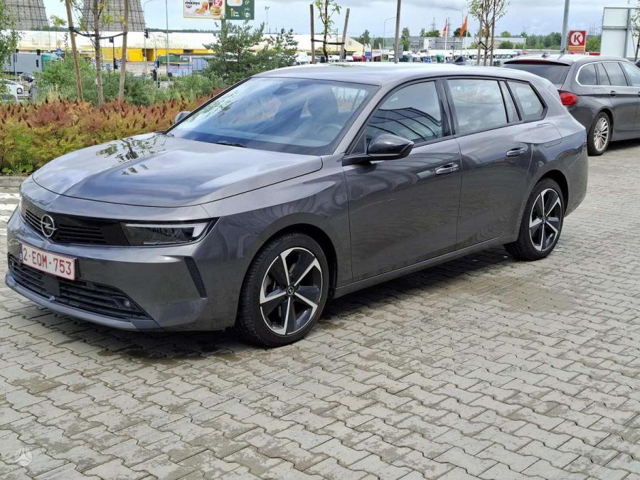 Pelēks Opel Astra 2024 Viļņa, ar dzinēja tilpumu 1.60 L un nobraukumu 43 tūkst. km par 18500 €, foto 1 vietnē AUTOMOTO.COM.LV