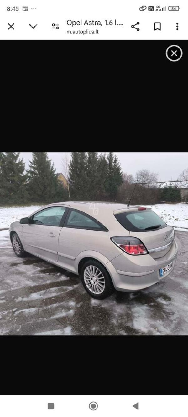 Opel Astra 2005 in Siauliai, with an engine capacity of 1.60 L and mileage of 255 thousand km for 1350 €, photo 3 on AUTOMOTO.COM.LV