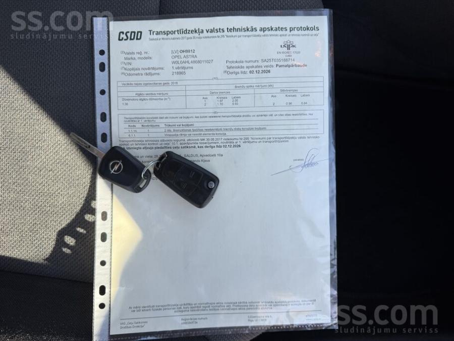 Opel Astra 2005 Saldus, ar dzinēja tilpumu 1.70 L un nobraukumu 219 tūkst. km par 1750 €, foto 16 vietnē AUTOMOTO.COM.LV