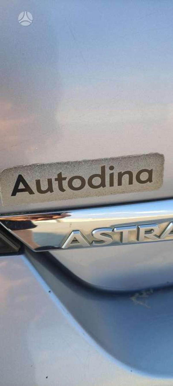 Opel Astra 2009 Viļņa, ar dzinēja tilpumu 1.40 L un nobraukumu 162 tūkst. km par 1300 €, foto 7 vietnē AUTOMOTO.COM.LV