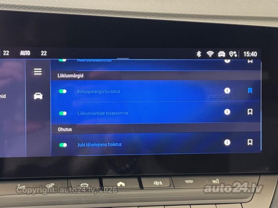Opel Astra 2023 Tallina, ar dzinēja tilpumu 1.20 L un nobraukumu 37 tūkst. km par 17900 €, foto 14 vietnē AUTOMOTO.COM.LV