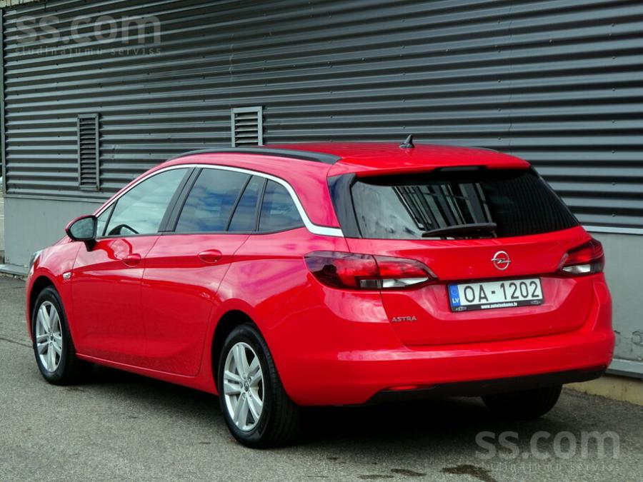 Sarkans Opel Astra 2019 Rīga, ar dzinēja tilpumu 1.40 L un nobraukumu 201 tūkst. km par 7800 €, foto 5 vietnē AUTOMOTO.COM.LV